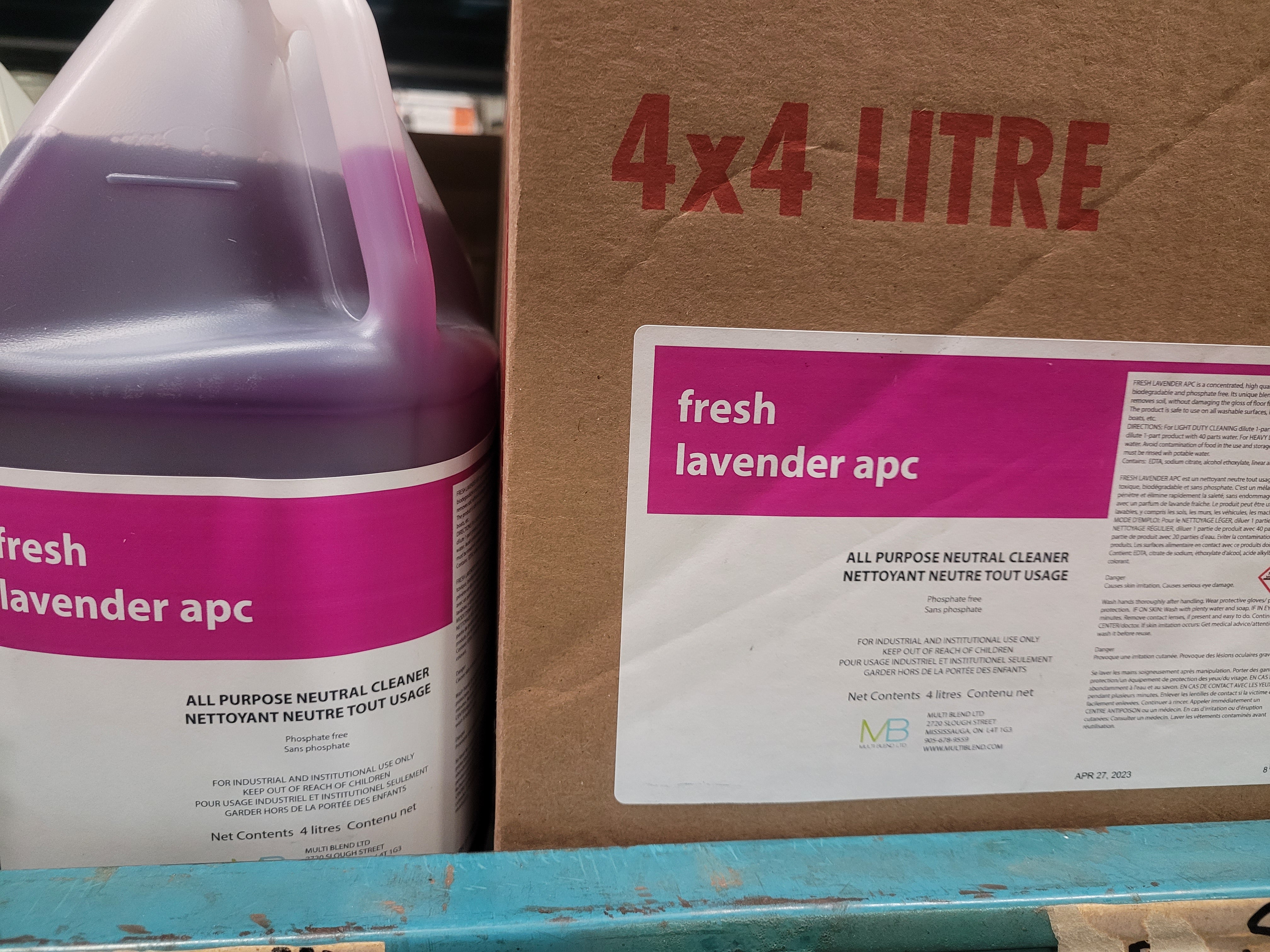 FRESH LAVENDER APC 4L – Tex Euro Industrial Sales Ltd.