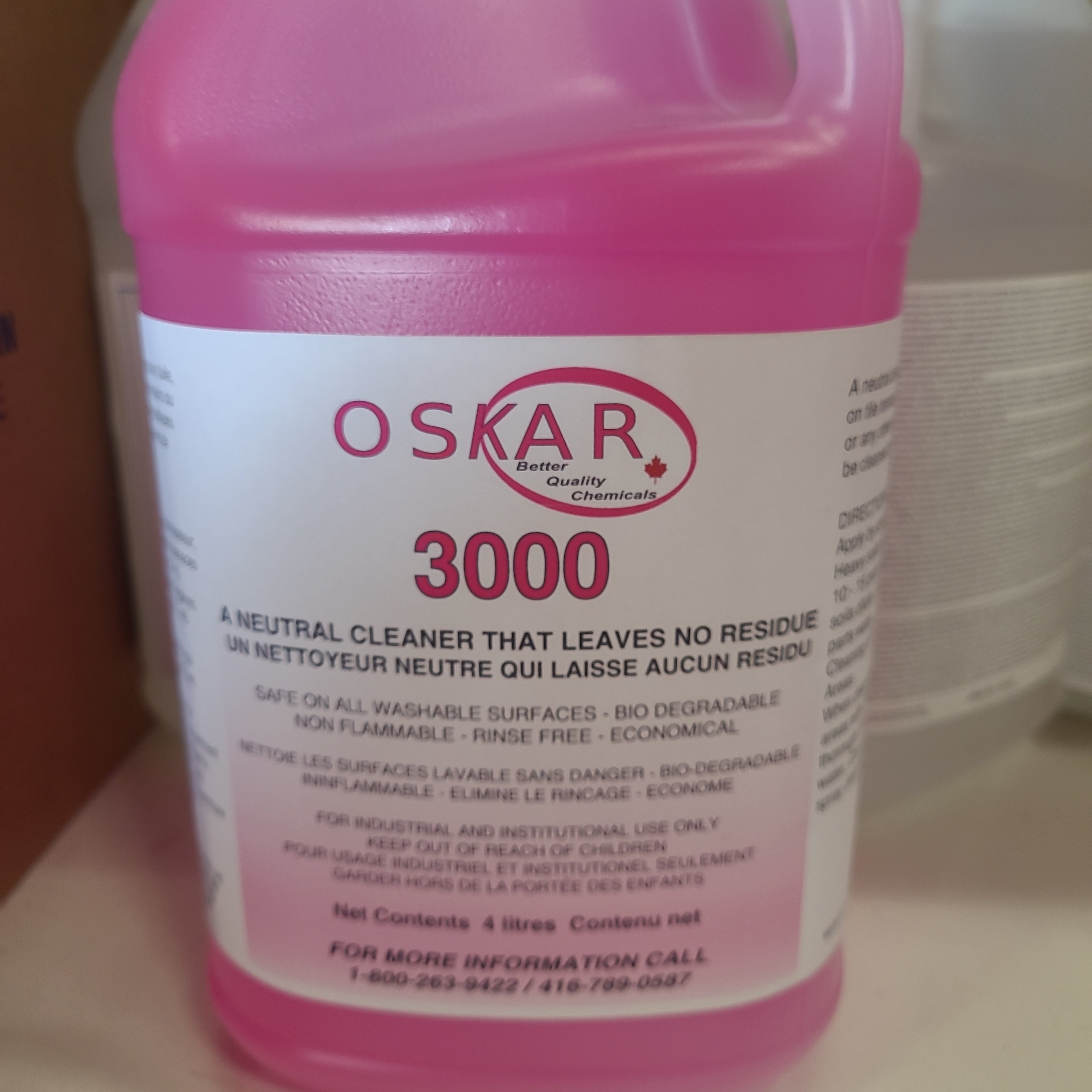 3000 NEUTRAL CLEANER 4L – Tex Euro Industrial Sales Ltd.