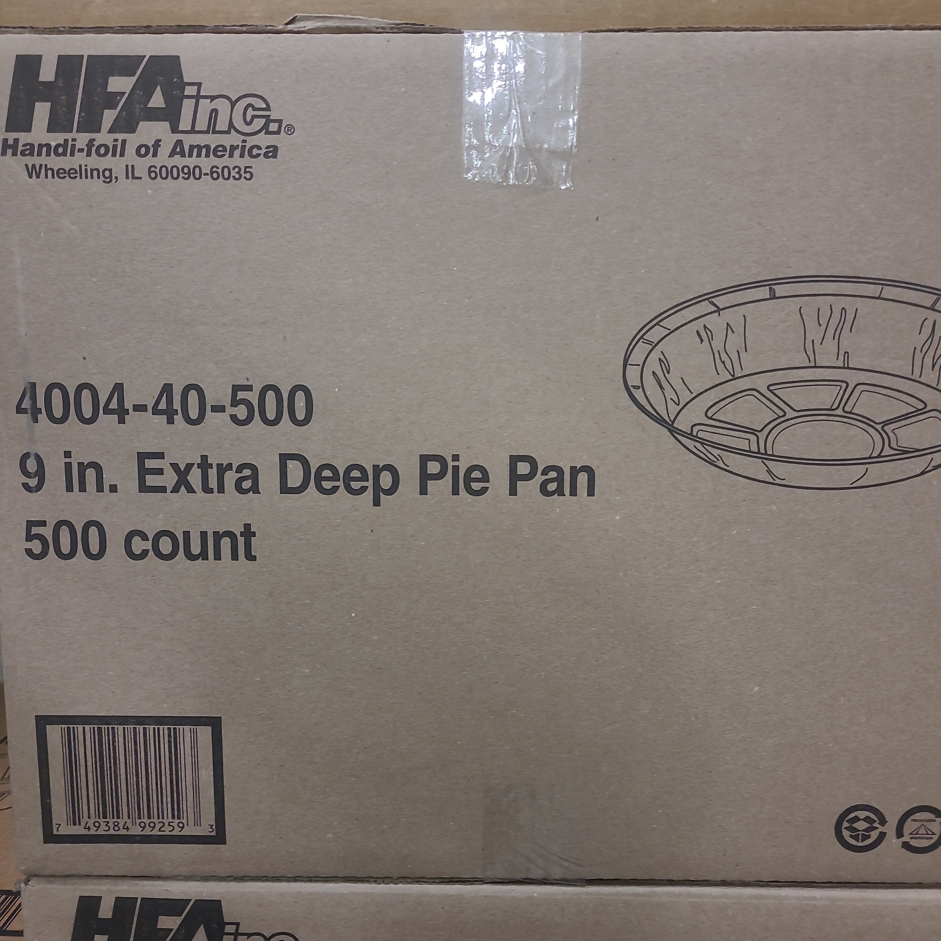 4004-40 9" EXTRA DEEP PIE PLATES (500/CASE)🇺🇲 – Tex Euro Industrial ...