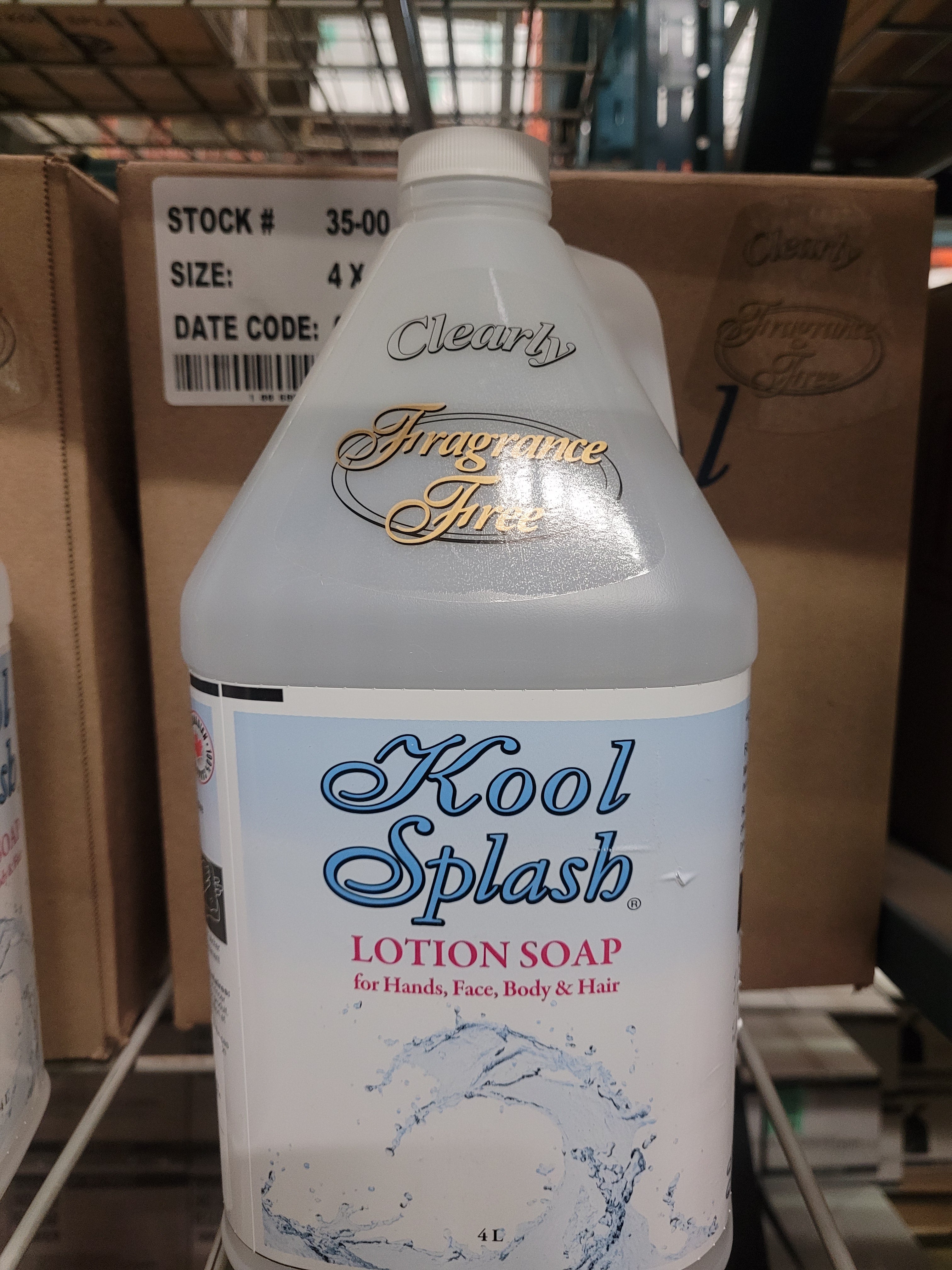KOOL SPLASH CLEAR HAND SOAP 4L – Tex Euro Industrial Sales Ltd.