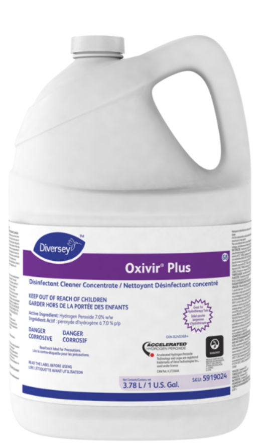 OXIVIR PLUS DISINFECTANT CLEANER 5919024 DIVERSEY *3.78L – Tex Euro ...