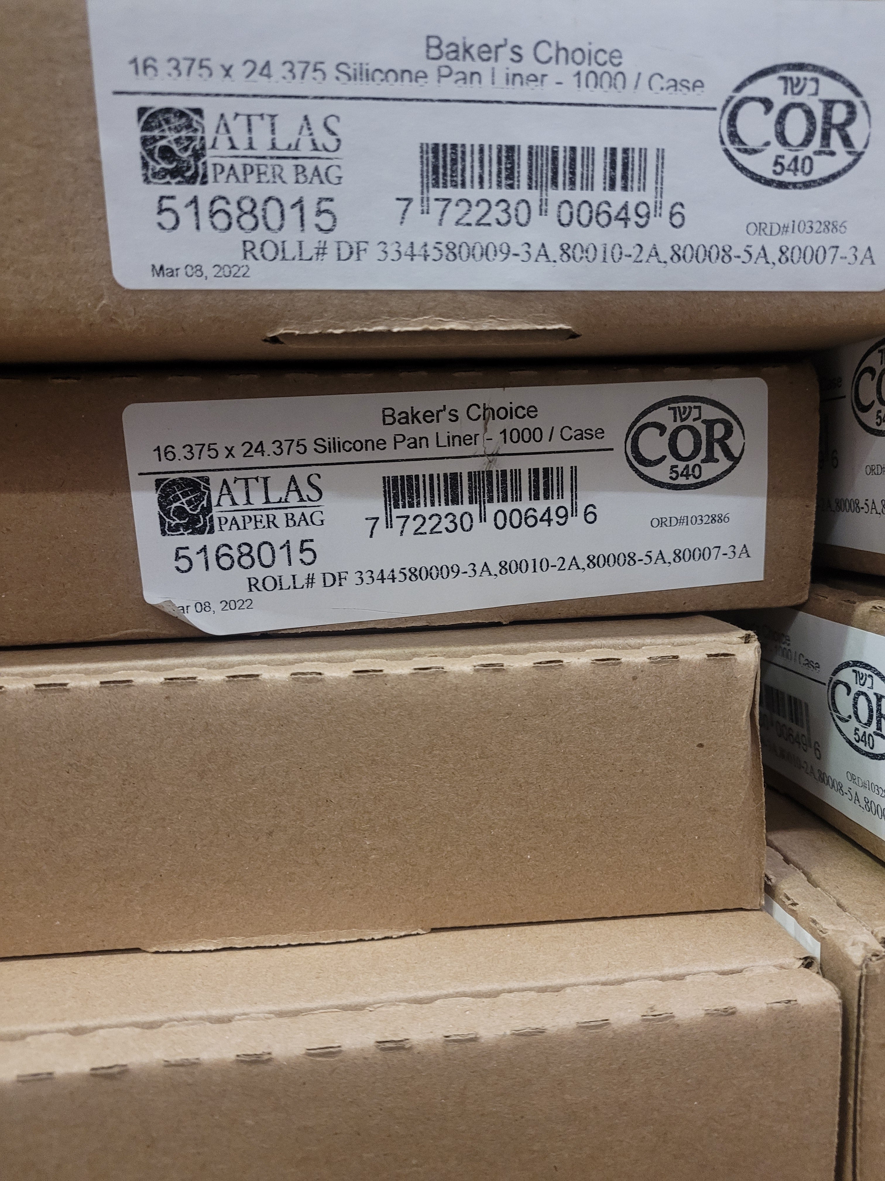 16-3/8X24-3/8 SILICONE PARCHMENT PAPER BAKERS CHOICE (1000/CASE) – Tex ...